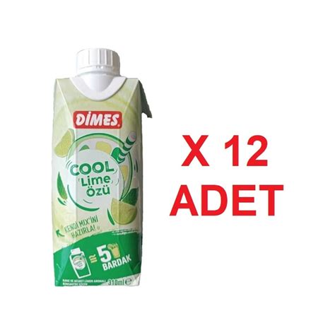 Dimes Cool Lime Özü 310 Ml X 12 Adet Fiyatı Taksit Seçenekleri