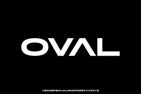 현대적인 와이드 산세리프 알파 디스플레이 트 터 일러스트레이션 프리미엄 벡터