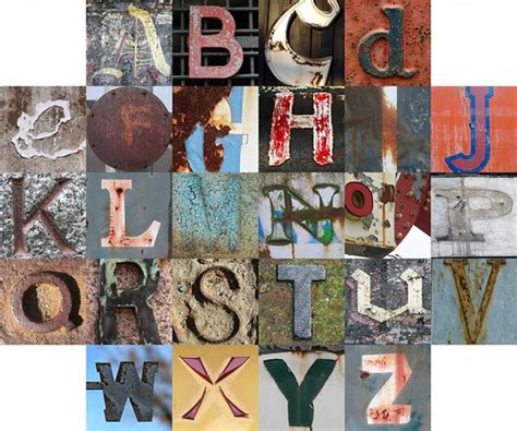 Rusty And Crusty Letters Postings To The Themed Alphabets … Flickr