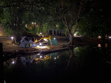 🏕บรรยากาศยามค่ำคืน🏕 ธารธาดา โฮมสเตย์