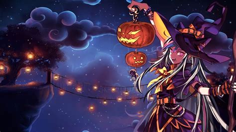 Cute Anime Halloween Wallpaper
