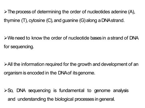 Lec 7 Methods Of Dna Sequencingpptx Amrk Ppt