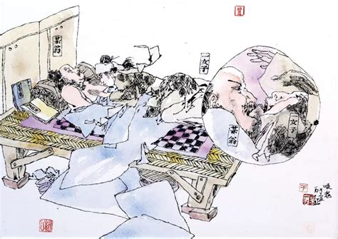于受万画聊斋全图8咬鬼 女子