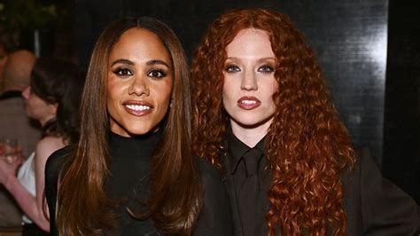 Alex Scott And Girlfriend Jess Glynne Put On A Loved Up Display As They Lead The Stars At Chioma