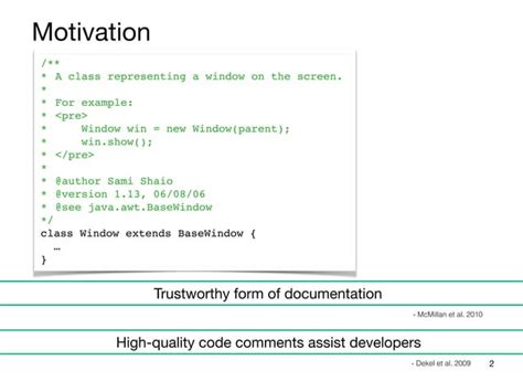 how to identify class comment types a multi language approach for