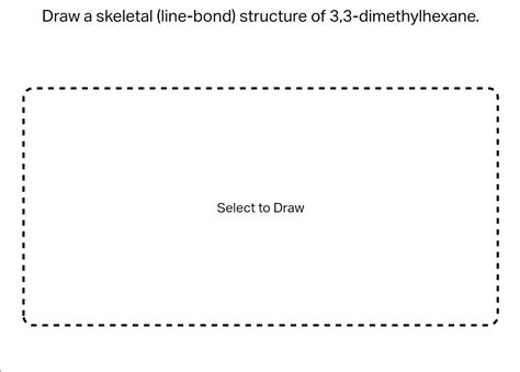 Solved Draw A Skeletal Line Bond Structure Of