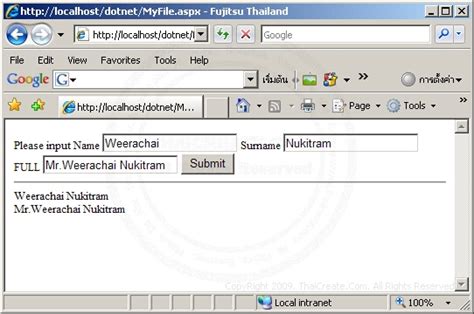 Aspnet Web Control And Html Control