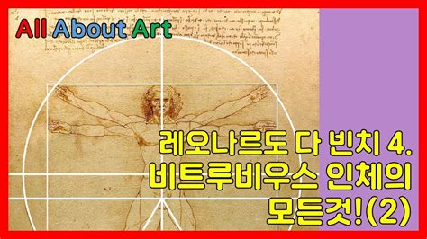 All About Art 레오나르도 다빈치 4 비트루비우스 인체의 모든것 2 Youtube