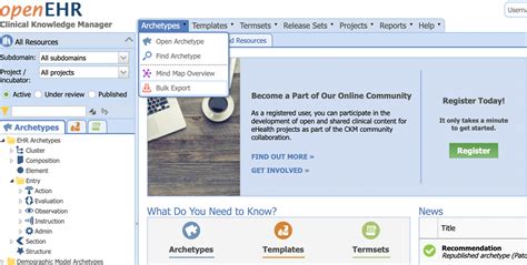 Designing Openehr Templates Using The Archetype Designer