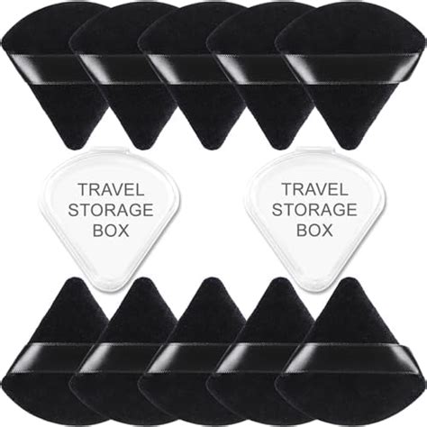 Amazon FACEMADE 6 Pieces Face Powder Puff With A Travel Case Soft Makeup Puff With A