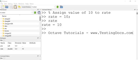 Declare Variables In Octave Updated Testingdocs