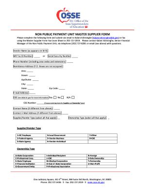 Master Vendor List Template Excel PdfFiller