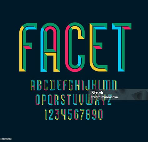 끌 블록 흰색 아름다운 글꼴 경사진 문자 벡터 10eps에서 알파벳 개념에 대한 스톡 벡터 아트 및 기타 이미지 Istock