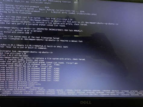 Fix Lỗi Initramfs Fsck Khi Khởi động Ubuntu Busybox V1221 Ubuntu