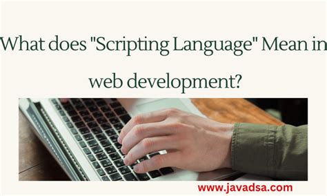 What Does Scripting Language Means In Javascript Javadsa