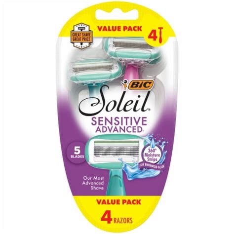 Bic® Soleil® Sensitive Advanced Value Pack Disposable Razors 1 Ct Kroger