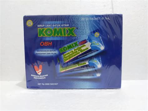 Komix Obh Syrup Box 1 Box Isi 30 Sachet Lazada Indonesia