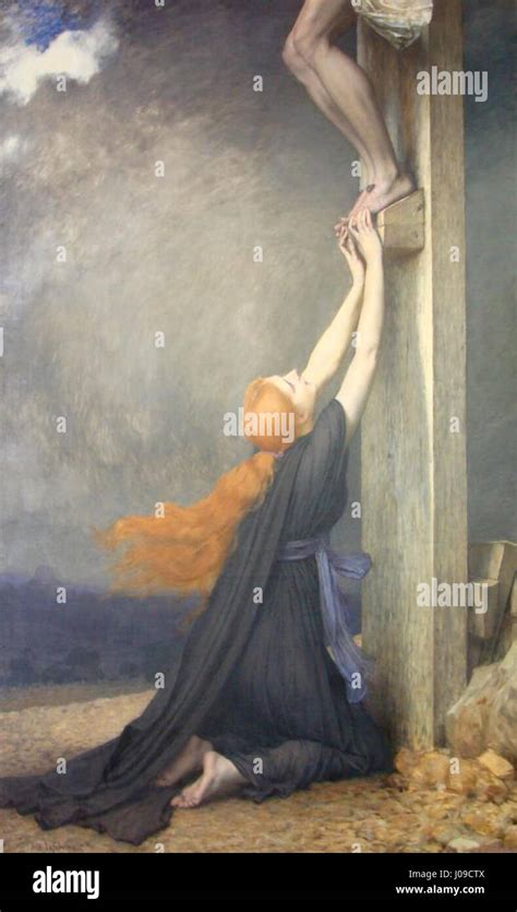 Jules Joseph Lefebvre Mary Magdalene In The Cave