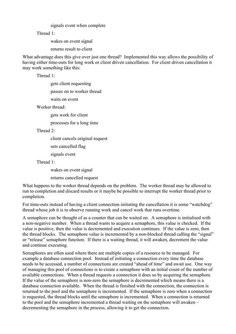 Multithreading 101 Pdf Operating Systems Computer Software And Applications
