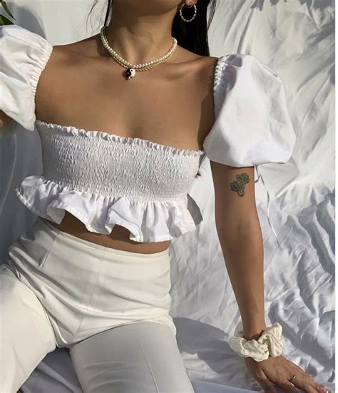 30 AFFORDABLE YESSTYLE CLOTHING PICKS SEPTEMBER 2020 White Puff