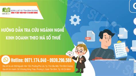 Tra CỨu NgÀnh NghỀ Kinh Doanh Theo MÃ SỐ ThuẾ 2024