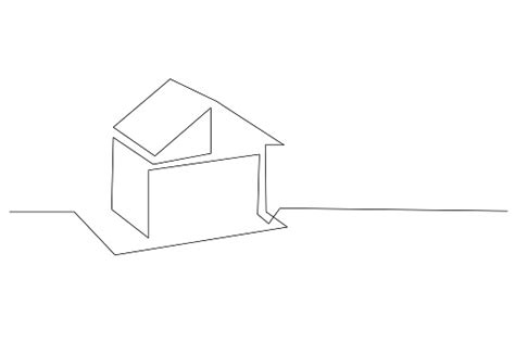 連續線圖房屋建築物住宅建築概念標誌符號構造向量圖解簡單向量圖形及更多不動產圖片 不動產 住宅建築 公寓 Istock