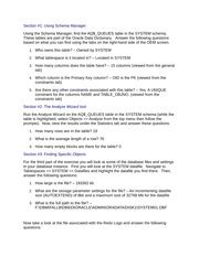 Solutions Week Ilab Section Using Schema Manager Using The