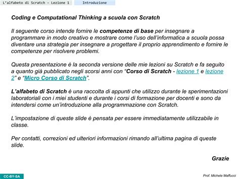 l alfabeto di scratch lezione 1 pdf programming languages computing