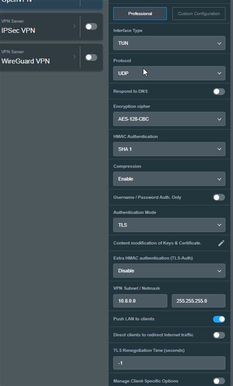 Configure Openvpn For Asus Rt Ax86u Ropenvpn