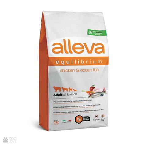Купить корм Alleva Equilibrium Sensitive Adult All Breeds Chicken ...