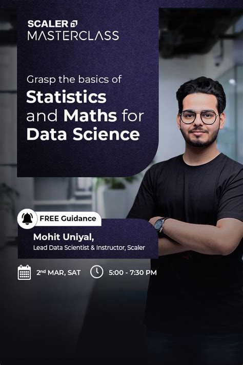 Mathematics And Statistics For Data Science Scaler