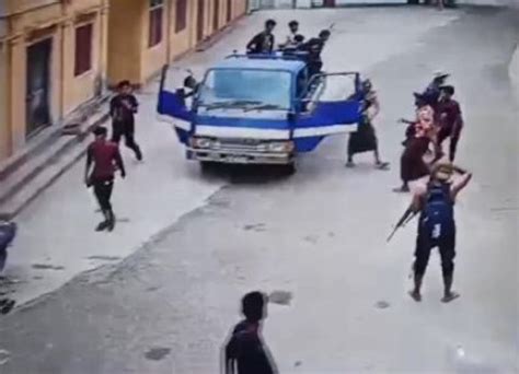 တန့်ကြည့်တောင်ဘုရားအနီး၌ Pdf အဖွဲ့နှင့် လုံခြုံရေးအဖွဲ့တို့ တိုက်ပွဲဖြစ်၊ ကျောင်းသား ၁ဝဝဝ နီးပ