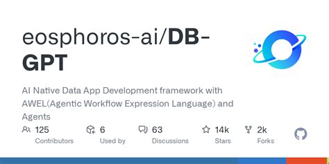Db Gpt Readme Zh Md At Main Eosphoros Ai Db Gpt Github