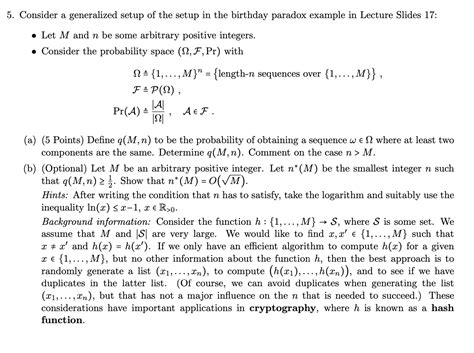 Consider A Generalized Setup Of The Setup In The Chegg Com