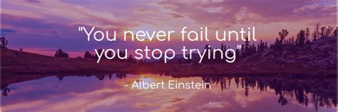 You Never Fail Until You Stop Trying Albert Einstein 사용자 지정 가능 템플릿 Shutterstock