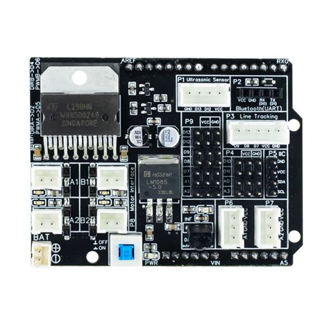 Lafvin Expanding Board With Motor Driver Shield For Smart Robot Tank