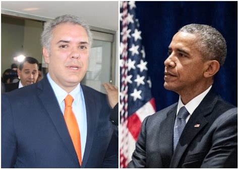 Iván Duque Se Encontrará Con Obama En Madrid