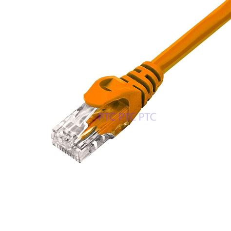 0 3m 30cm Cat6 Rj45 Utp Ethernet Network Cable Lan Data Patch Lead 23awg 1000mbps Orange For