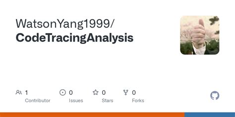 GitHub WatsonYang CodeTracingAnalysis