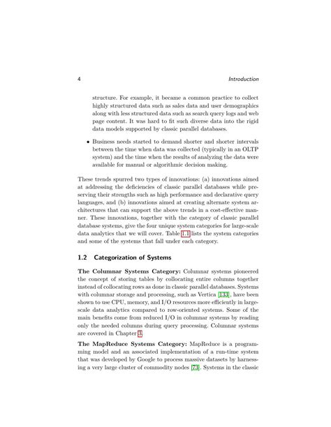 Massively Parallel Databases And Mapreduce Systems