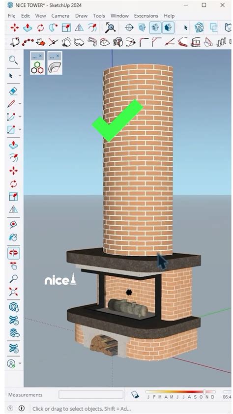 Nice Tower Exhibition Stand Design With Sketchup And Ai Rendering In