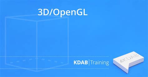 Learn 3D OpenGL Programming KDAB Training