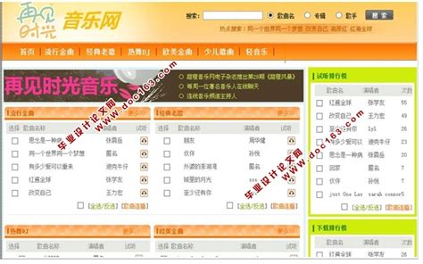 基于jsp在线音乐播放系统的设计与实现sqlserver含录像javaweb毕业设计论文网