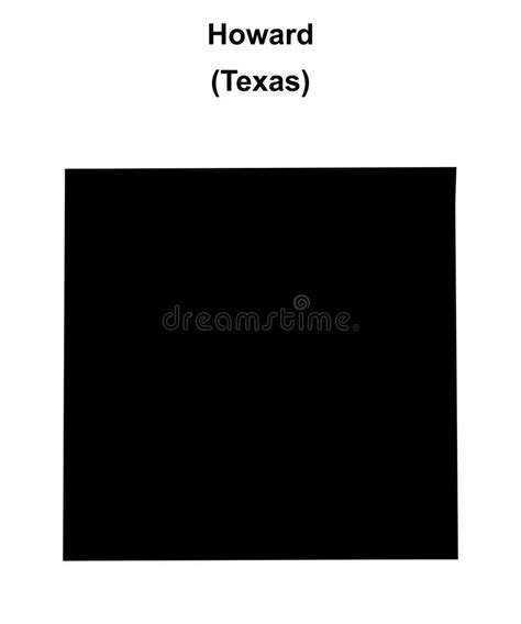 Howard Outline Map Stock Vector Illustration Of Cartography 361792075