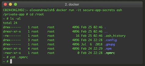 Docker Build Secrets And Private Npm Packages Alexandra Ulsh