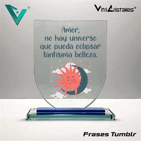 Placas En Vidrio Básicas Con Frases Tumblr • Vitricristales Placas De