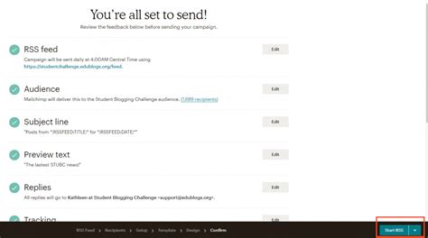 Share Your Blog Posts With Automated Mailchimp Emails Rss The Edublogger