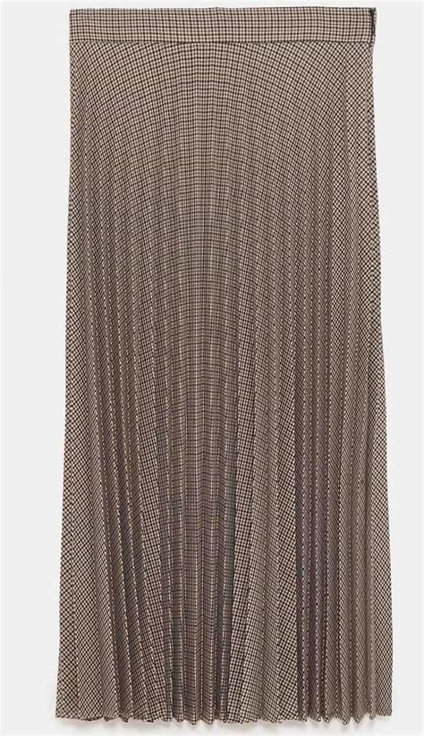 Zara Pleated Plaid Skirt — Ufo No More