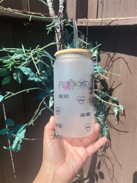Ferxxo Y Karol G 16oz Beer Can Glass Feid Y Karol G Cute Etsy