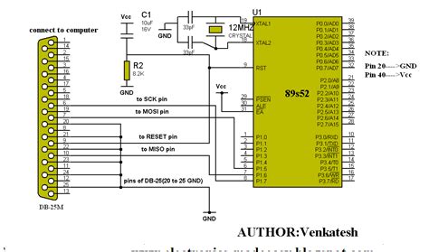 89sxx parallel port programmer using lpt1 circuits2017
